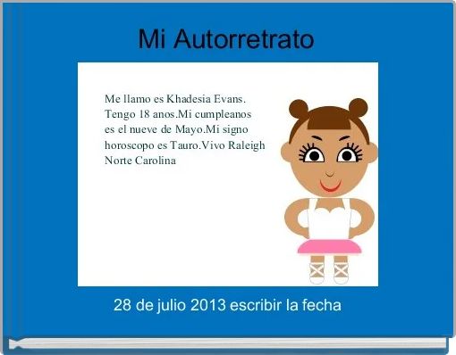 "Mi Autorretrato" - Free stories online. Create books for kids ...