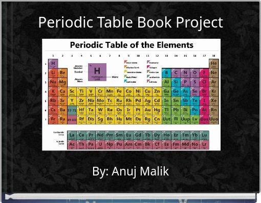 "Periodic Table Book Project" - Free stories online. Create books for ...