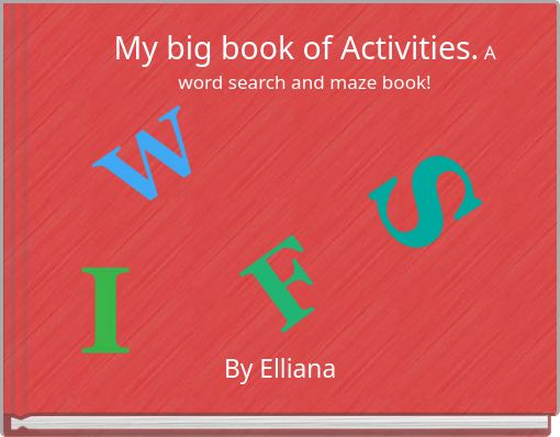 "My big book of Activities. A word search and maze book!" - Free ...
