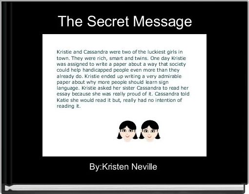 "The Secret Message" - Free stories online. Create books for kids ...