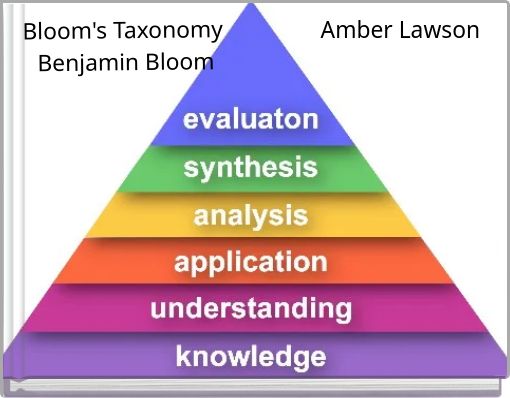 "Bloom's Taxonomy Benjamin Bloom" - Free stories online. Create books ...