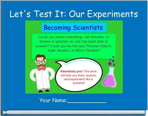 "Let's Test It: Chemical Reactions" - Free stories online. Create books ...