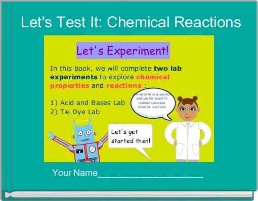 "Let's Test It: Our Experiments" - Free stories online. Create books ...