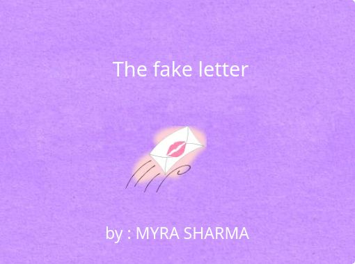 "The fake letter" - Free stories online. Create books for kids ...