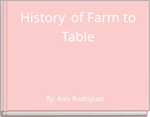 Farm-to-table Books | StoryJumper