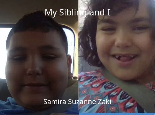 "My Sibling and I" - Free stories online. Create books for kids ...