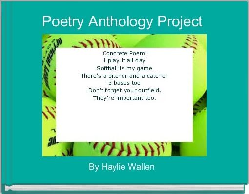 "Poetry Anthology Project" - Free stories online. Create books for kids ...