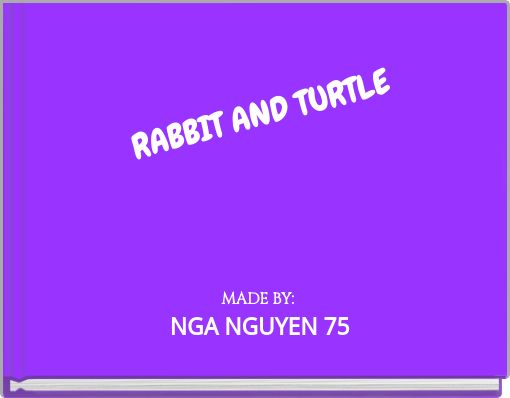 "RABBIT AND TURTLE" - Free stories online. Create books for kids ...