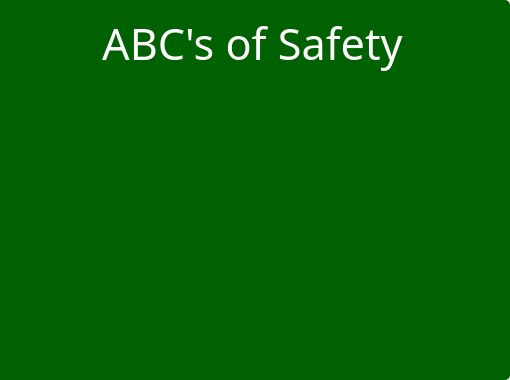 "ABC's of Safety" - Free stories online. Create books for kids ...