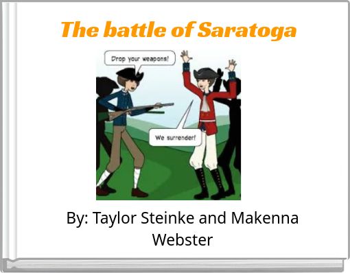 "The battle of Saratoga" - Free stories online. Create books for kids ...