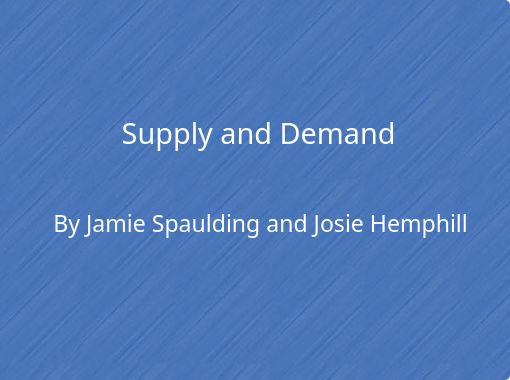 "Supply and Demand" - Free stories online. Create books for kids ...
