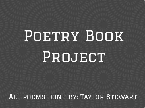 "Poetry Book Project" - Free stories online. Create books for kids ...