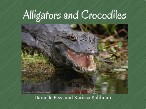 "Alligators and Crocodiles" - Free stories online. Create books for ...