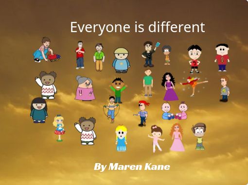 "Everyone is different" - Free stories online. Create books for kids ...