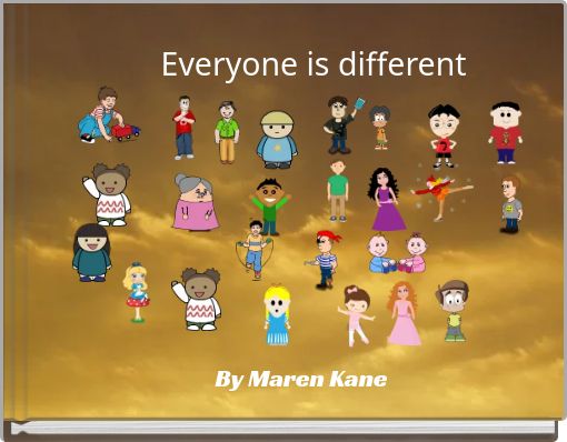 "Everyone is different" - Free stories online. Create books for kids ...