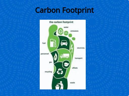 "Carbon Footprint" - Free stories online. Create books for kids ...