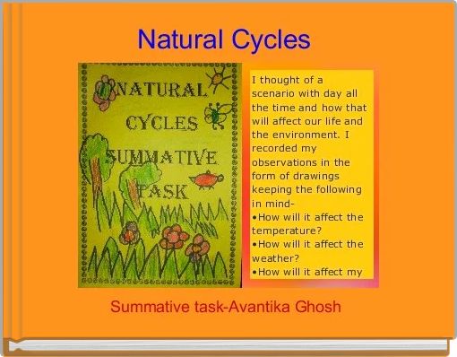 "Natural Cycles-Summative task" - Free stories online. Create books for ...
