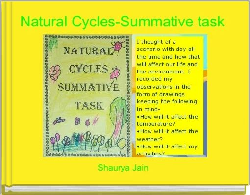 "Natural Cycles-Summative task" - Free stories online. Create books for ...