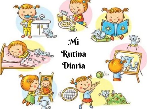 Mi Rutina Diaria Clip Art