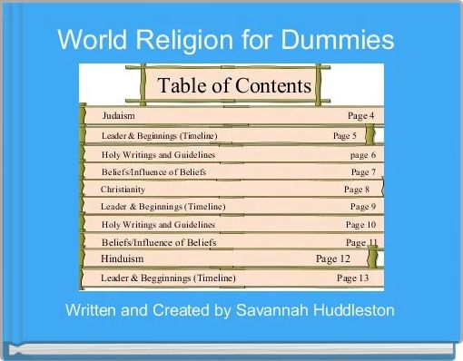 "World Religion for Dummies" - Free stories online. Create books for ...