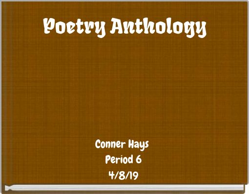 "Poetry Anthology" - Free stories online. Create books for kids ...