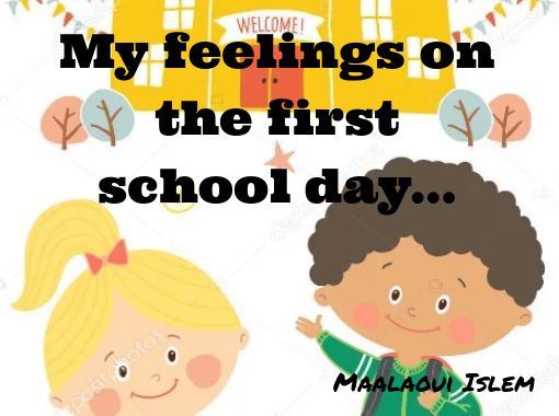 "My feelings on the first school day..." - Free stories online. Create ...