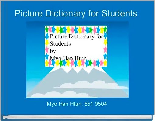 "Picture Dictionary for Students" - Free stories online. Create books ...