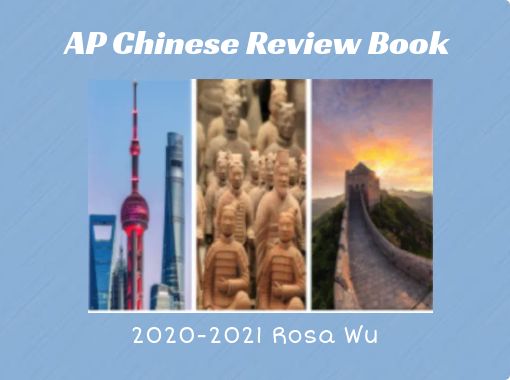 "AP Chinese Review Book" - Free stories online. Create books for kids ...