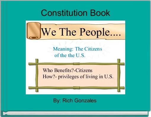 "Constitution Book" - Free stories online. Create books for kids ...