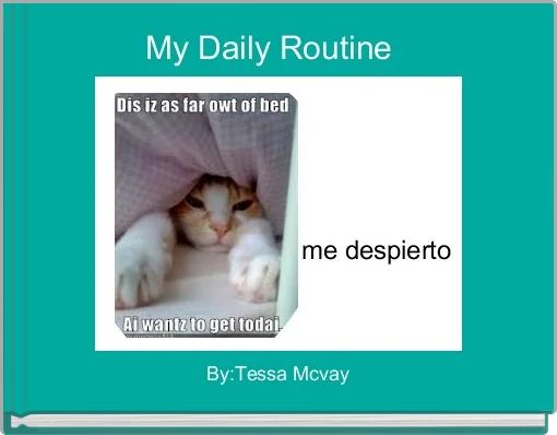 "My Daily Routine" - Free stories online. Create books for kids ...